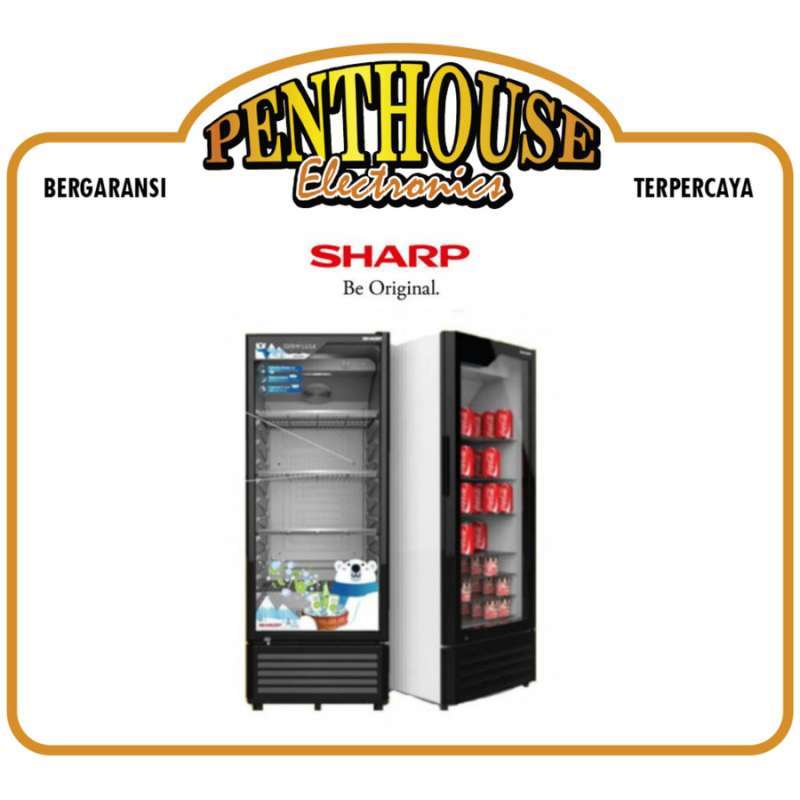 Jual Sharp Showcase Display Cooler 250L SCH 250 FS / SCH250FS / SCH ...