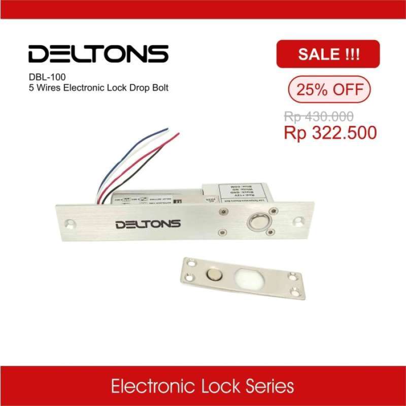 Jual Electric Lock Drop Bolt - Dead Bolt Lock Access Control di Seller ...