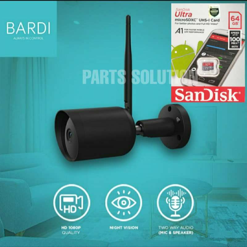 Jual BARDI Smart Outdoor STC IP Cam Camera CCTV 1080p + Memory SANDISK ...