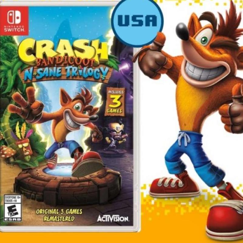 Jual Nintendo Switch Crash Bandicoot N Sane Trilogy / Nsane Trilogy di ...