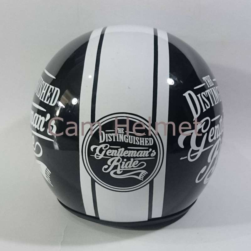 Jual Helm Bogo Gentlement Black Gloss + Kaca Ava Original Bukan ...