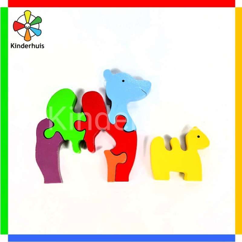 Jual Puzzle Unta Warna Warni - Mainan Kayu Edukatif Melatih Logika ...