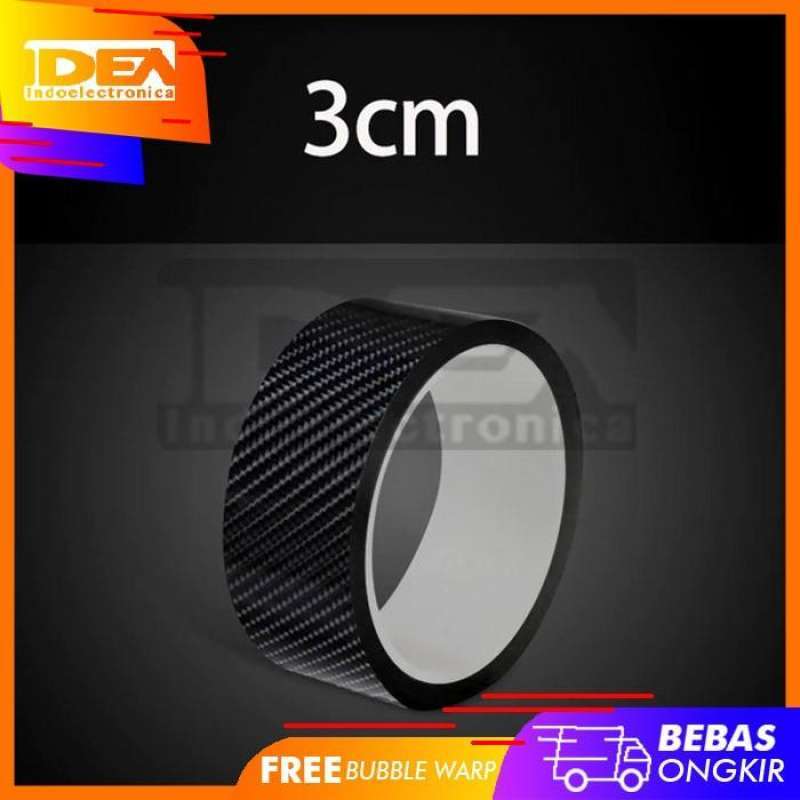 Jual Stiker Pelindung Mobil Carbon Fiber Car Wrap Film Vynil 3 Cm X 5 ...