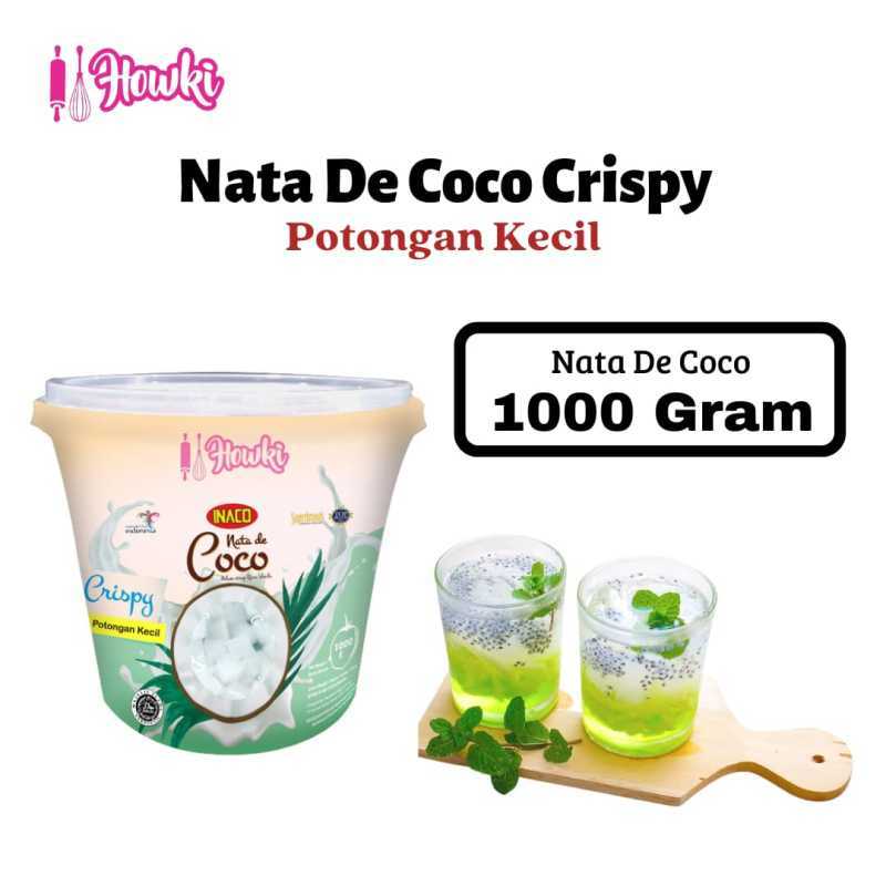 Jual Nata de Coco Crispy Inaco Potongan Kecil dalam Sirup Rasa Vanilla ...