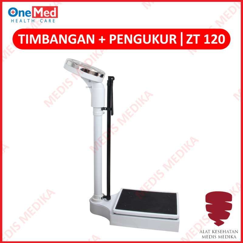 Jual Timbangan + Pengukur Tinggi Badan ZT120 Onemed Alat Ukur Berat ...