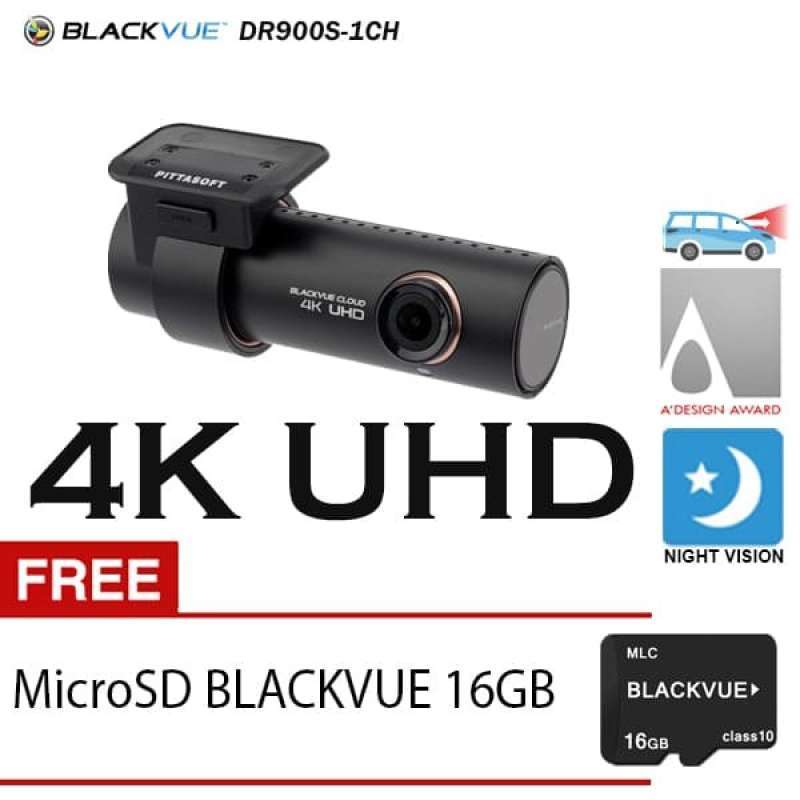 Promo Blackvue DR900S-1CH Dashcam 4K UHD, Dual Band Wifi Cloud Diskon 2% di Seller Gasta Depn ...