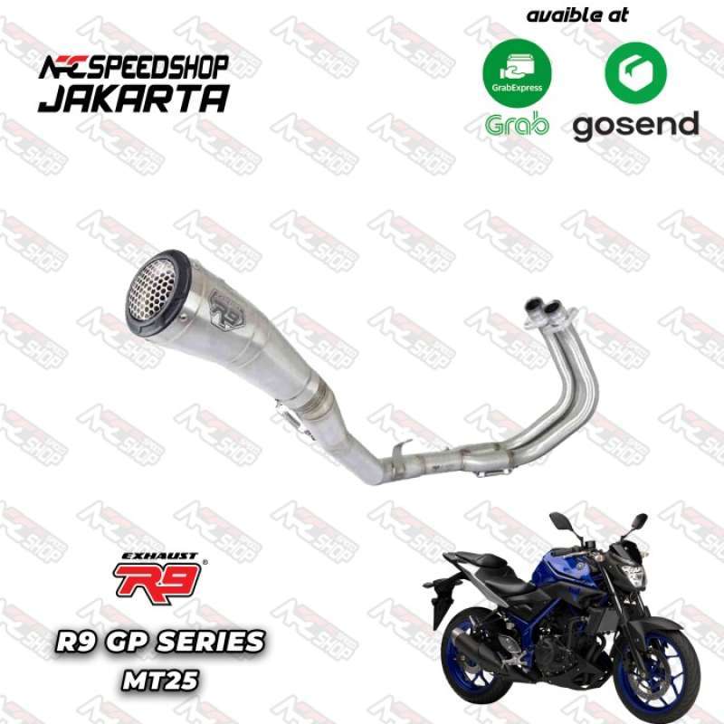 Promo Knalpot R9 GP SS Series Yamaha R25 / MT25 Fullsystem Diskon 5% di ...