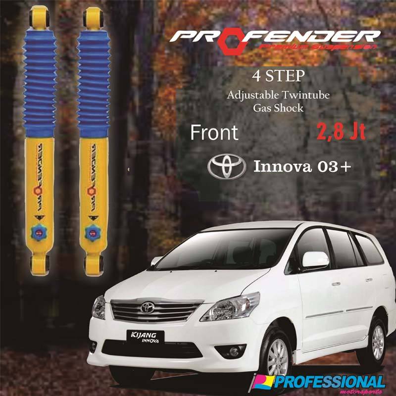 Jual Profender 4 Step Shockbreaker Mobil For Toyota Innova 03+ [front ...