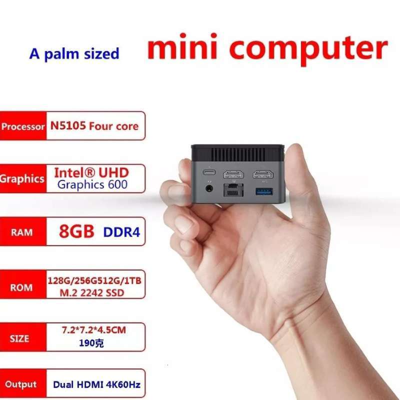 Jual Mini Pc M S Zx Gb Ssd Intel Quad N Hdmi K Windows Pro Di Seller