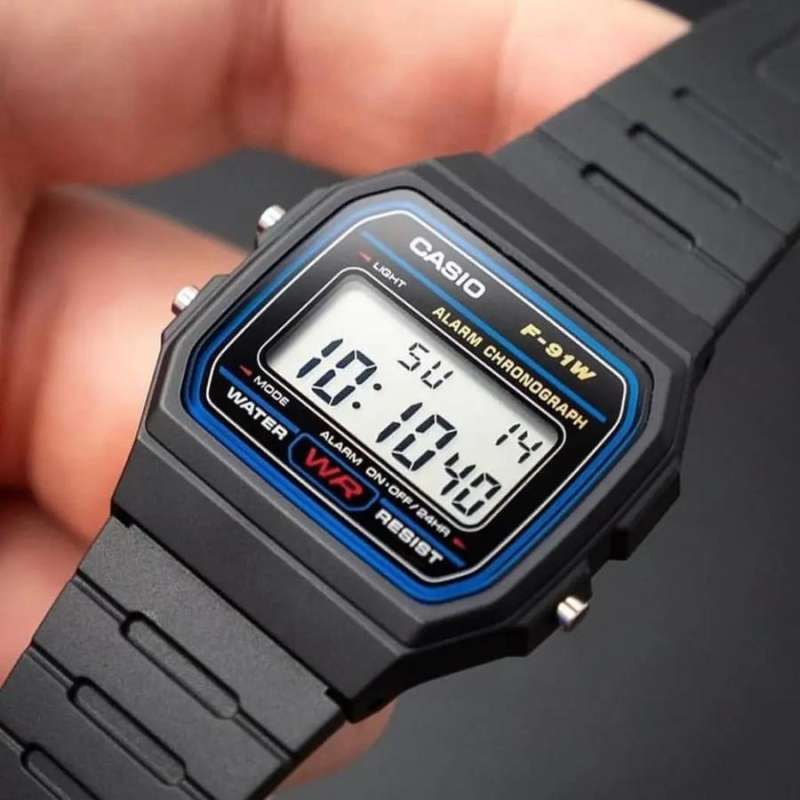 Jual CASIO F-91W-1DG - Jam Tangan Unisex - Hitam di Seller Duniawatch1 ...