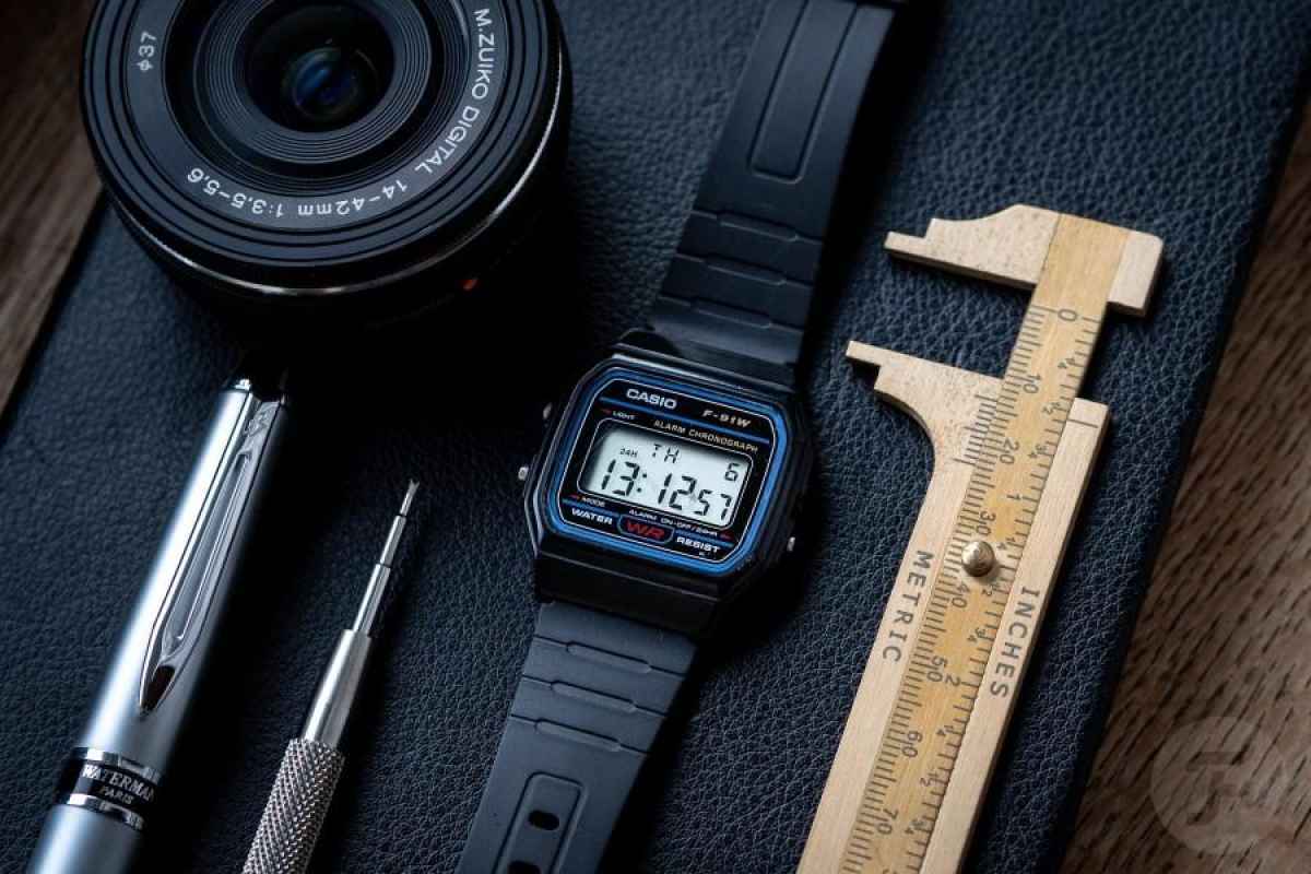 Jual Original 100%!! Casio F-91w-1dg Jam Tangan Unisex Hitam Garansi ...