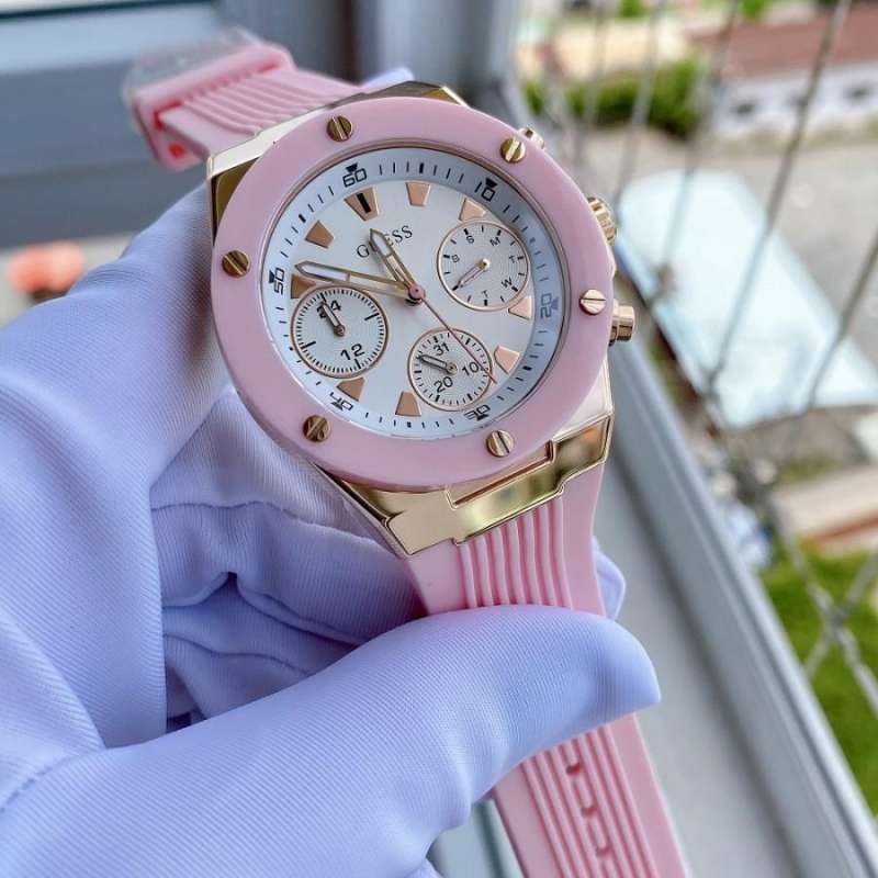 Jual Guess Gw0030l4 Original Athena Jam Tangan Wanita Analog Pink ...