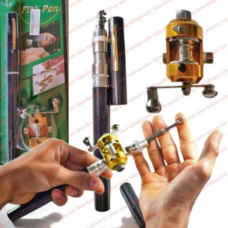 Promo ALAT MANCING SAKU PENA PANCING JORAN 160CM REL POCKET FISHING ROD ...