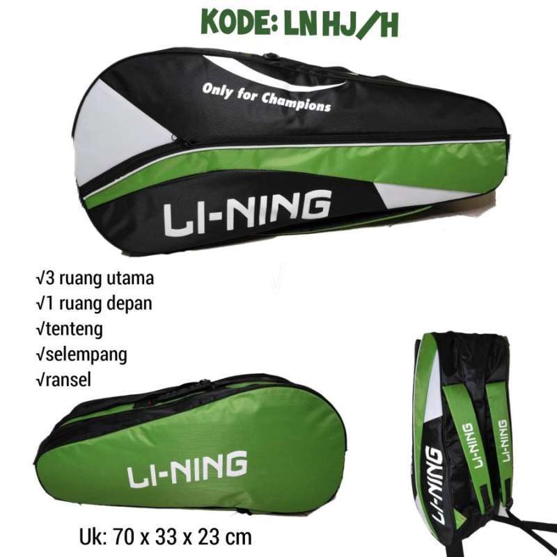 Jual tas raket badminton Lining di Seller Desport - Kalibanteng Kulon ...