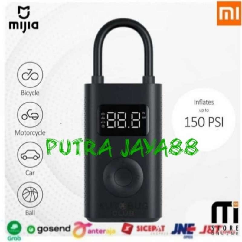 Jual Xiaomi Mijia Alat pompa ban elektrik mobil motor smart pump ...