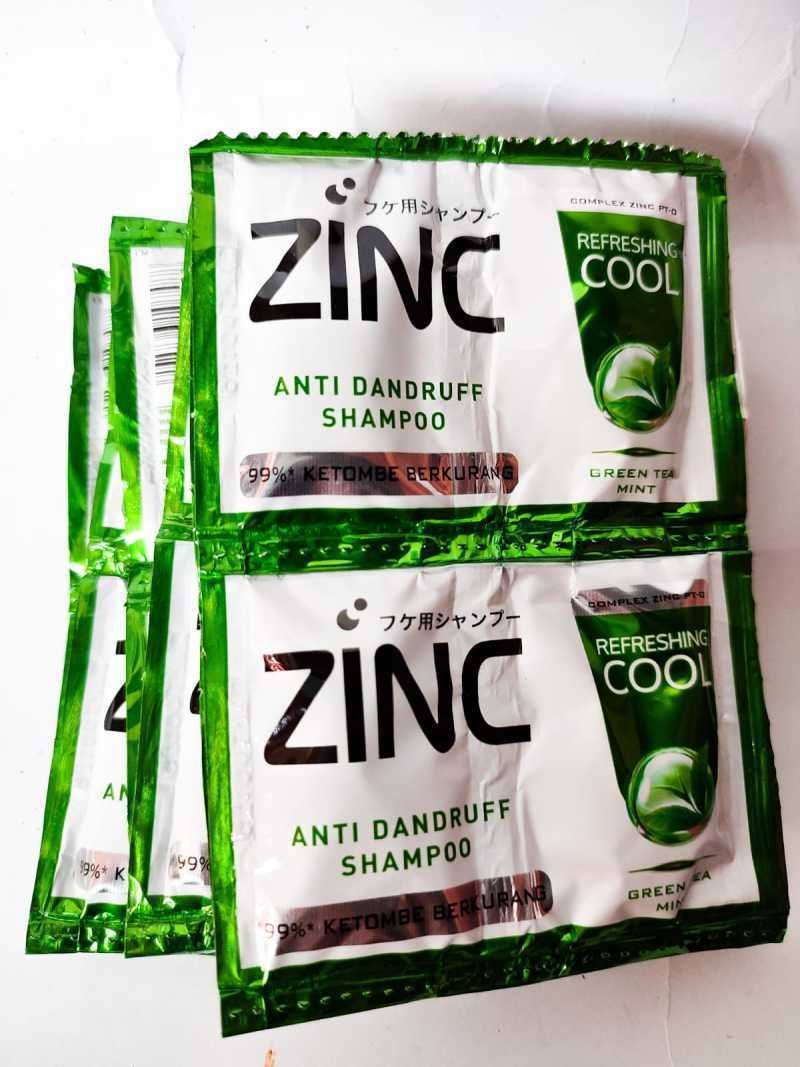 Jual Shampoo Zinc Refreshing Cool Sampo Zinc Hijau Renceng 12pcs Di ...
