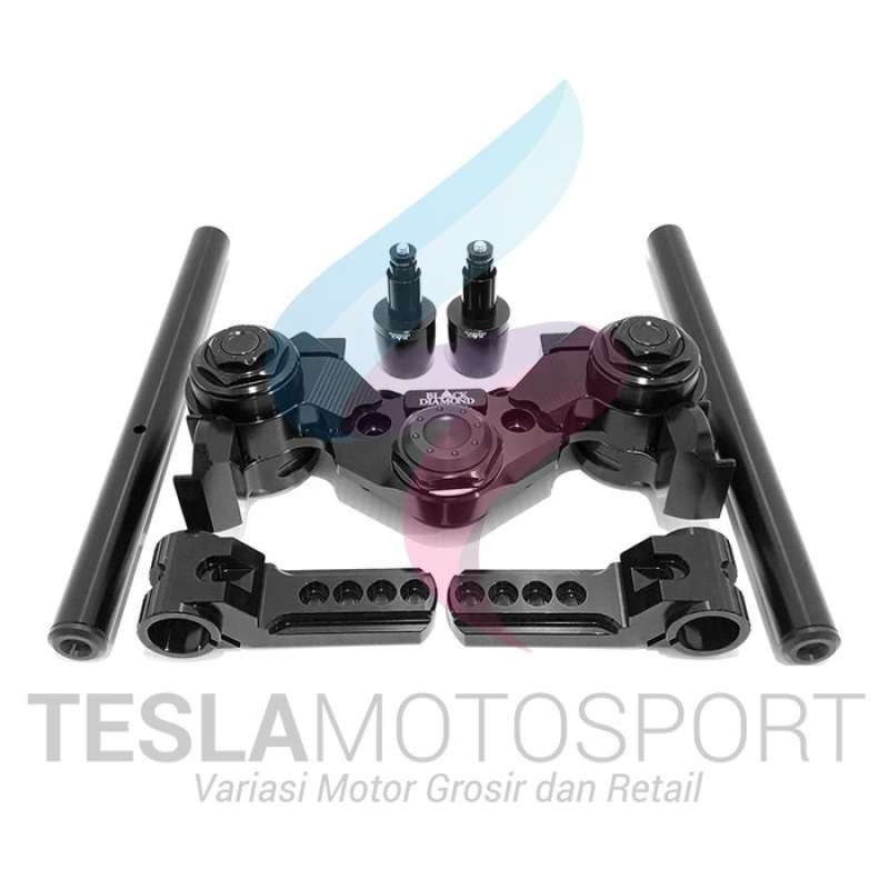 Jual Paket Stang Jepit Adjustable Yamaha Nmax Plus Jalu Stang Black ...