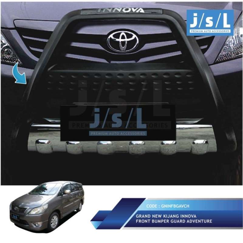 Promo Kijang Innova Front Bumper Guard Adventure / Tanduk Depan JSL ...