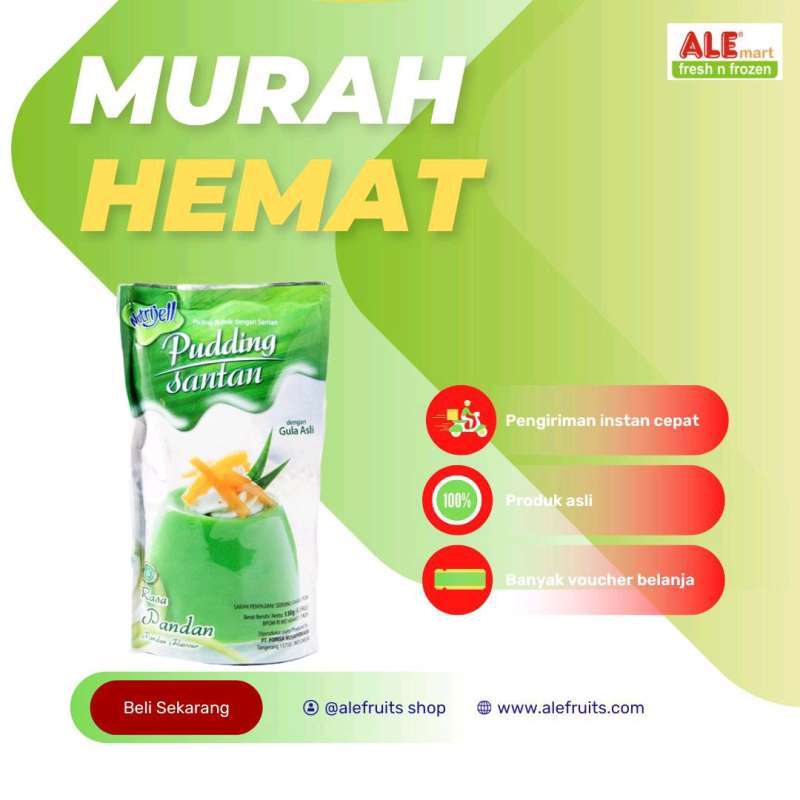 Jual Nutrijell pudding susu rasa pandan, Nutrijell pudding susu 130gr ...