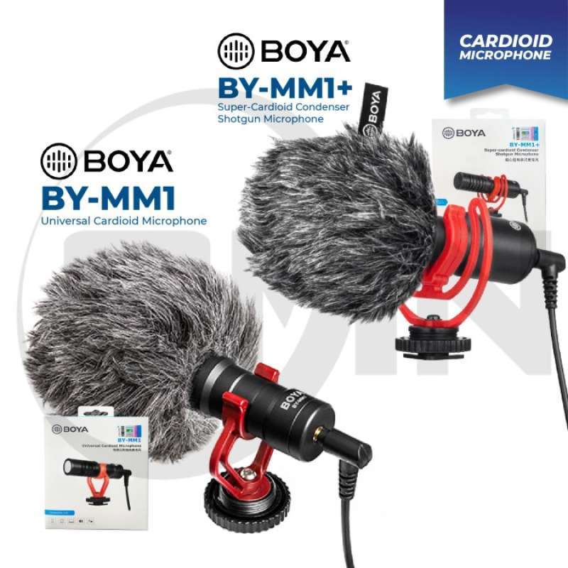 Jual Jual Microphone Boya BY MM1 CardioId Shotgun mic DSLR / Handphone ...
