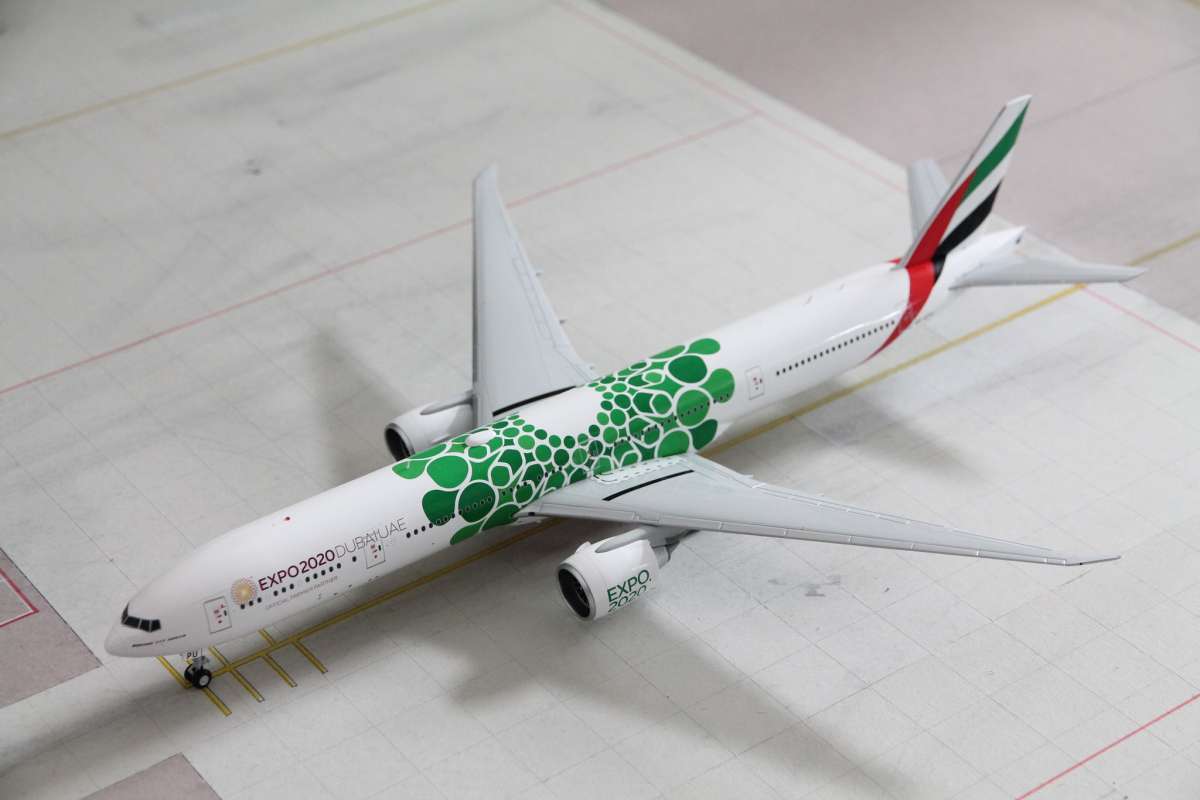 Promo Gemini Jets Emirates B777-300er Green Expo 2020 A6-epu 1/200 ... Promo Gemini Jets Emirates B777-300er Green Expo 2020 A6-epu 1/200 ...