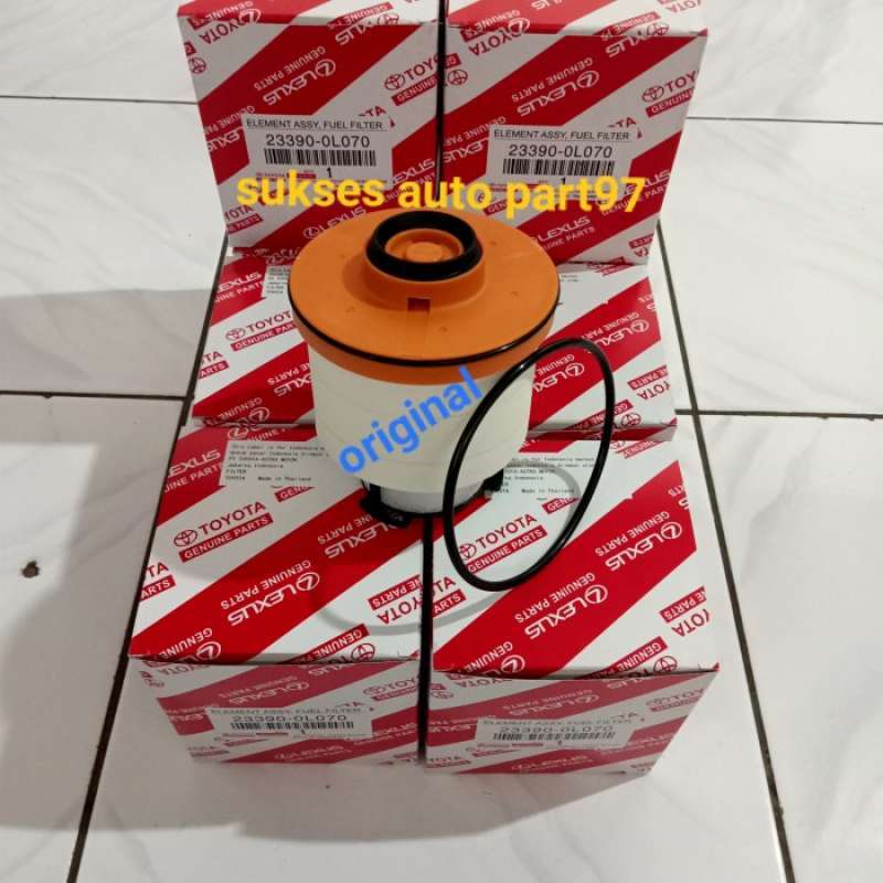 Jual fuel filter solar Innova reborn Hilux Revo Fortuner vrz original ...