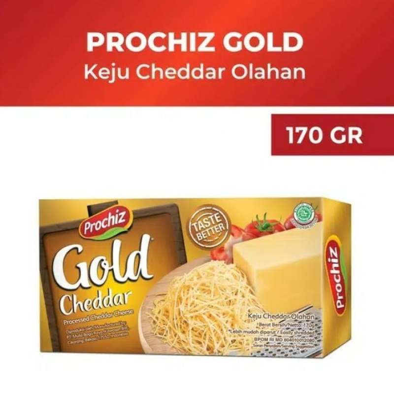 Jual Prochiz Gold Cheddar 170 Gram - Keju Parut Di Seller Lapak Sararea ...