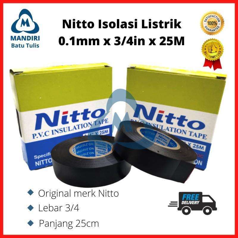 Jual Lakban Isolasi Listrik Nitto - Solasiban Listrik Hitam di Seller ...