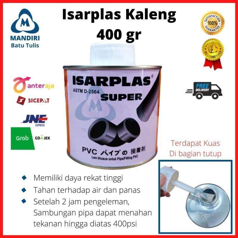 Jual Lem Pipa Isarplas Pvc Kaleng 400gr /lem Pipa Isarplas Kaleng Di ...