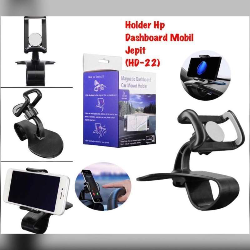 Jual Holder Jepit Universal Dashboard Mobil HD-22 Holder Mobil di ...