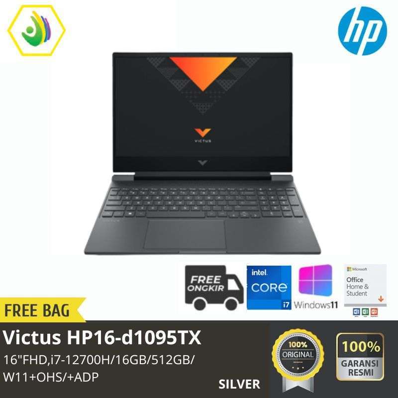Jual Victus HP16-d1095TX 16inc FHD,i7-12700H.16GB.512GB.W11+OHS.SILVER ...