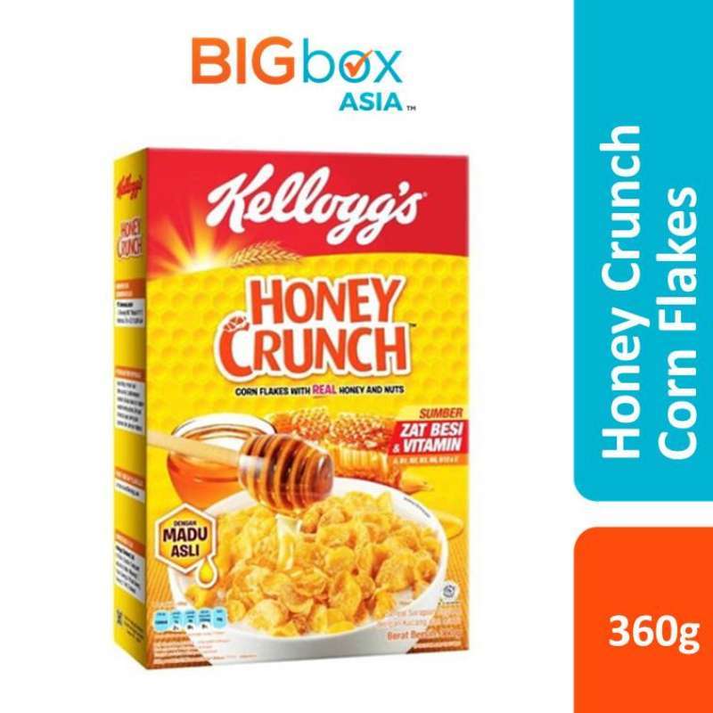 Jual Kelloggs Cereal Sereal - Honey Crunch Corn Flakes 360g di Seller ...