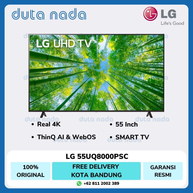 Jual LG UHD 4K SMART TV 55 INCH 55UQ8000 / 55UQ8000PSC di Seller Duta ...
