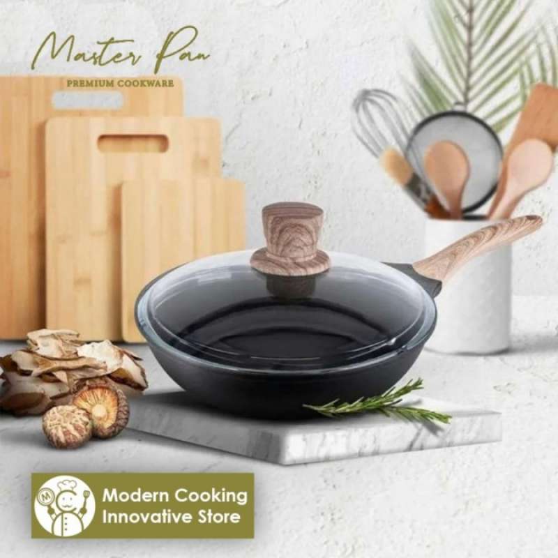 Jual Master Pan Premium Cookware Asian Wok Pan With Lid 30 Cm di Seller ...