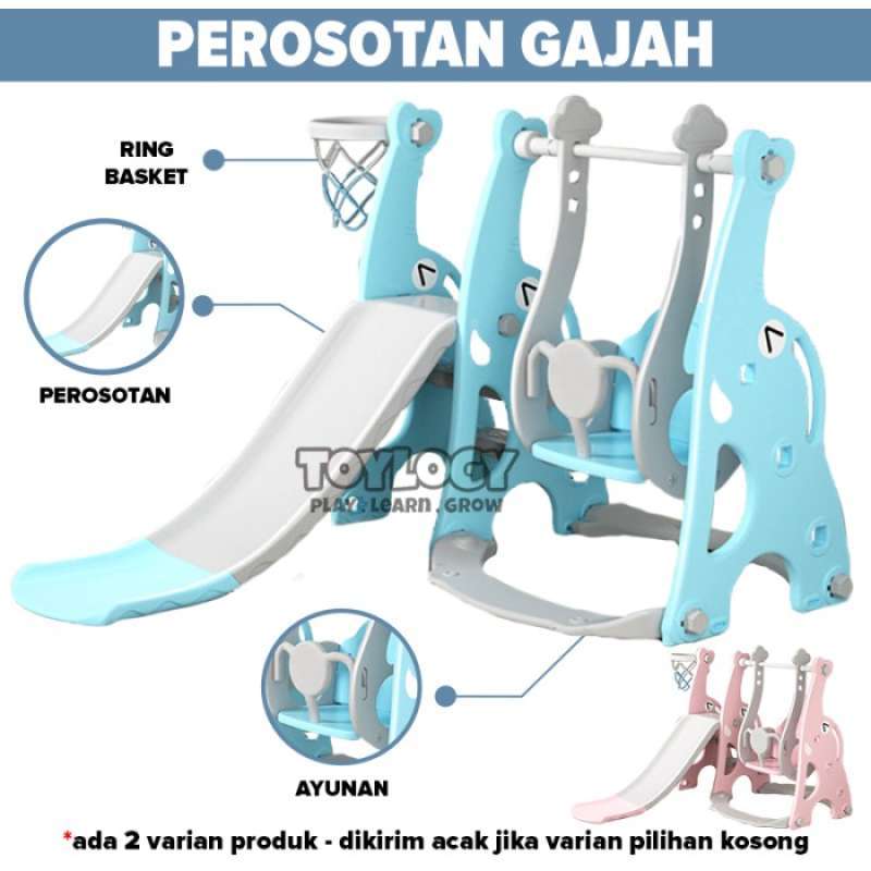 Jual MAINAN AYUNAN PEROSOTAN SELUNCURAN ANAK RING BASKET SLIDING ...