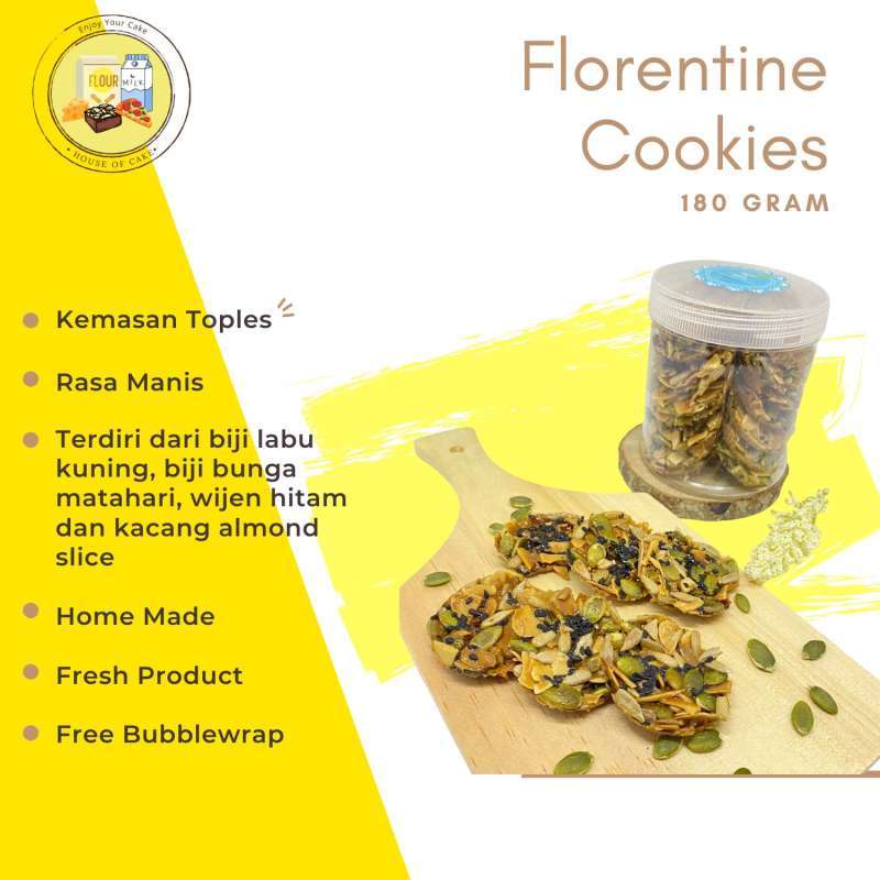 Jual Florentine Cookies / Kue Florentine 180gr Di Seller House Of Cake - Ragunan, Kota Jakarta ...