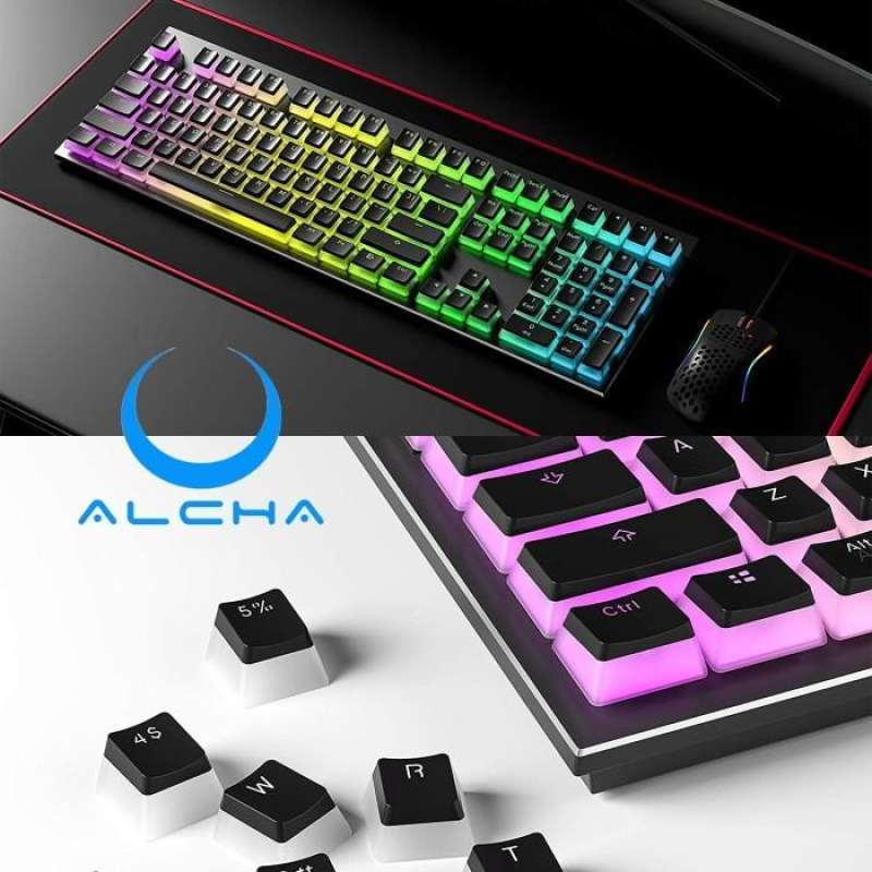 Jual Alcha Keycaps Pudding / Puding Mechanical Keyboard Backlit Oem ...