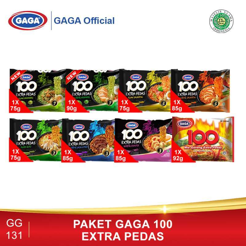 Promo Paket Gaga 100 Extra Pedas (gg131) Diskon 10% Di Seller Gaga ...