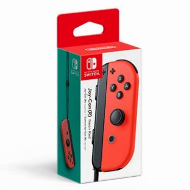 Jual nintendo switch joy con(R)neon red+strep di Seller Silvanna - Kapuk Muara, Kota Jakarta ...