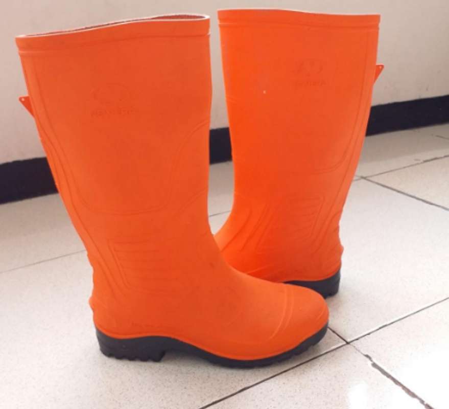 Promo Sepatu Boot Panjang Hunter Orange Sepatu Pria Wanita Perkebunan ...