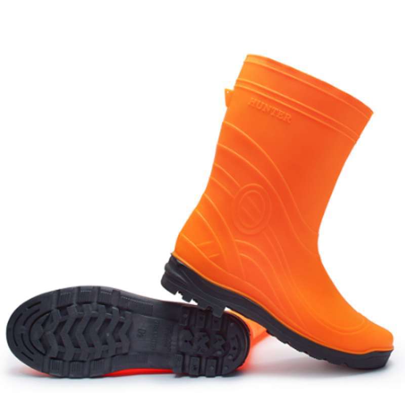Promo Sepatu Boot Panjang Hunter Orange Sepatu Pria Wanita Perkebunan ...