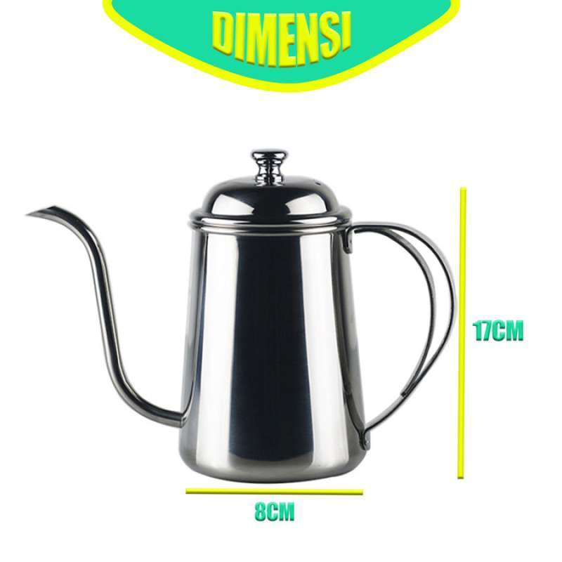 Jual GOOSENECK KETTLE 650 ML TEKO LEHER ANGSA V60 COFFEE DRIP TEKO ...