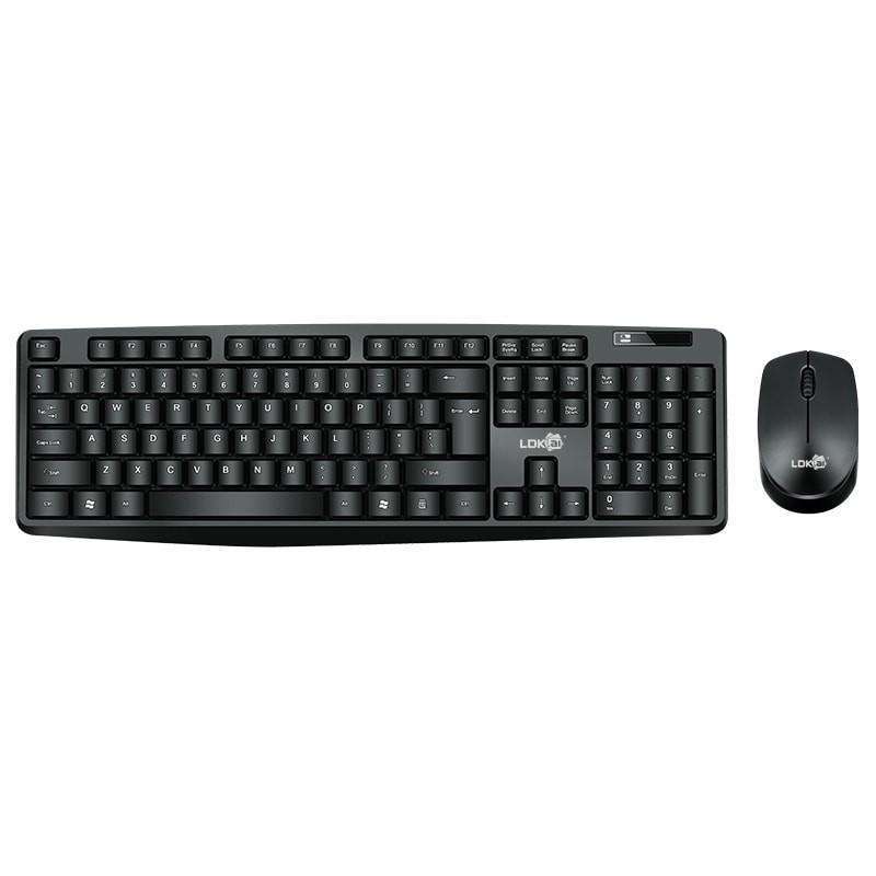 Jual Ldkai Wireless Keyboard Mouse Combo Set Ergonomic 2.4ghz Gr 70 ...