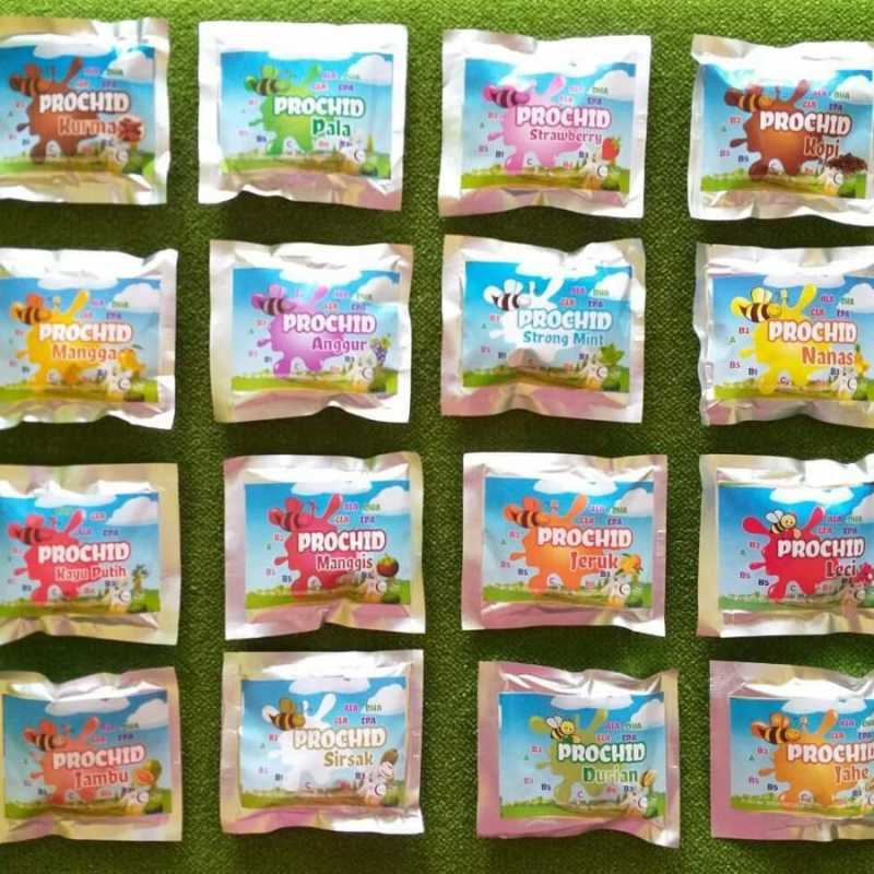 Jual Permen Prochid Sachet Probiotik Siklus Aneka Rasa - Strawberry di ...