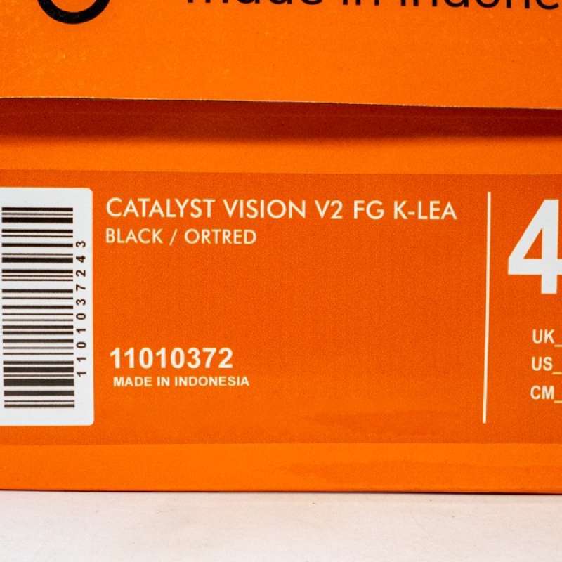 Jual Sepatu Bola Ortuseight Original Catalyst Vision V2 Fg K-lea 11010372 - 43 Black Ortred Di ...