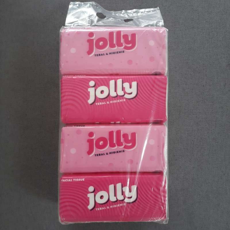 Jual Jolly by Paseo Facial Tissue 1 Pack (4 pcs x 200 Sheets 2 ply) di ...