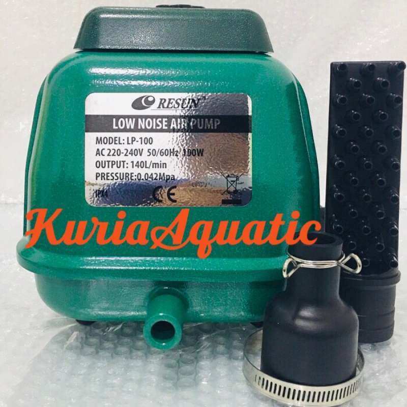 Promo RESUN LP 100 POMPA UDARA / AERATOR / AIR PUMP AQUARIUM KOLAM ...