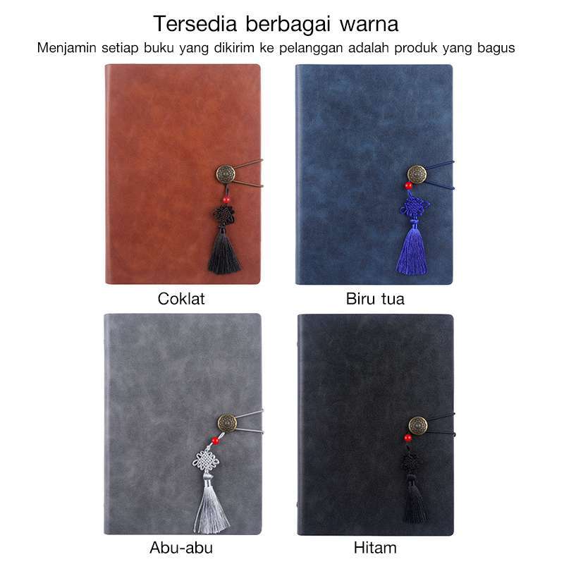 Jual Buku Catatan Binder Loose-Leaf Gaya China Vintage Buku Diary ...