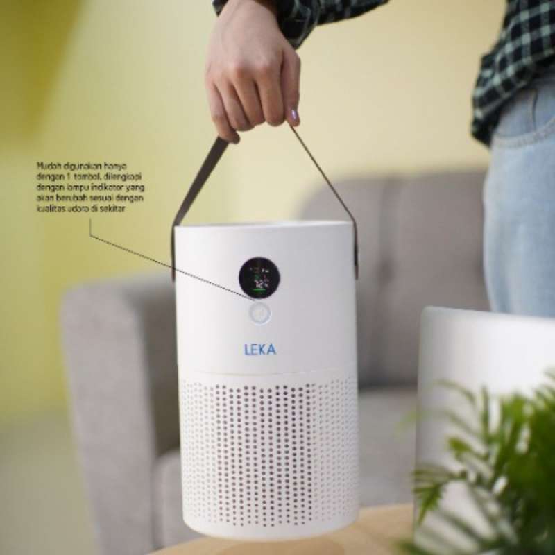 Jual Leka Air Purifier Ap7809 Portable Rechargeable Free Filter Hepa13 ...