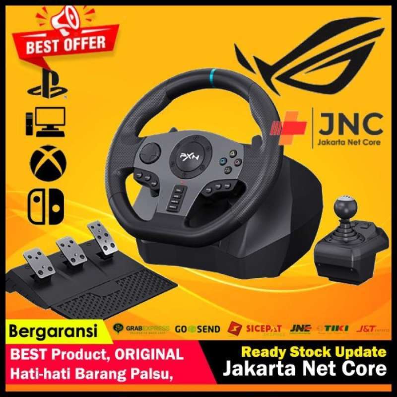 Jual NEW PXN V9 CAR GAME CONTROLLER STEERING WHEEL , BUKAN LOGITECH G29 ...